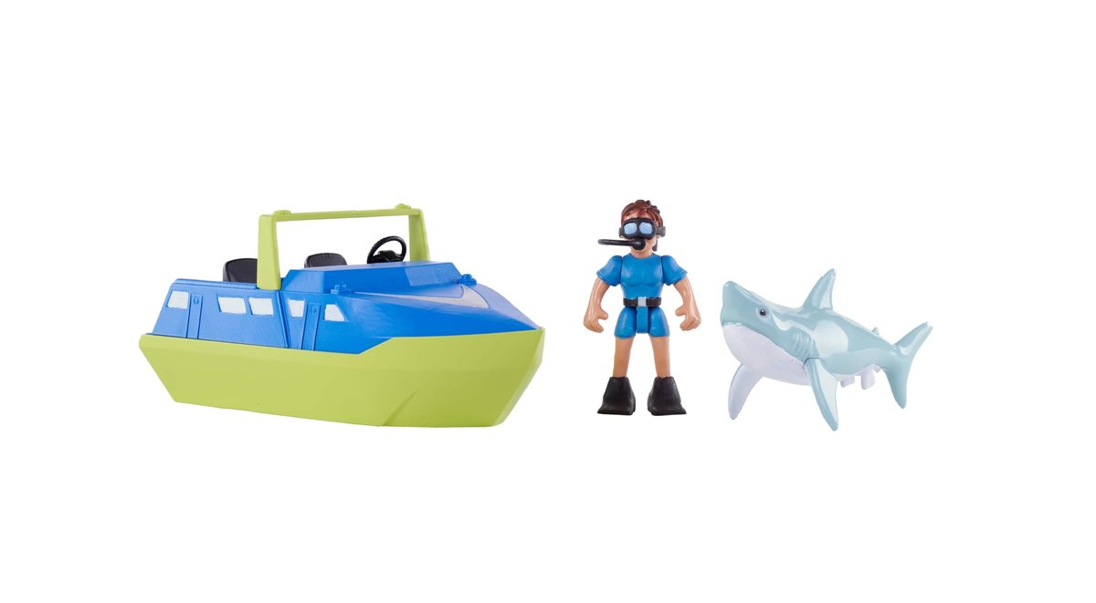 Zestaw zabaw Wild Republic Green Guardians Shark, figurki zabawek ...