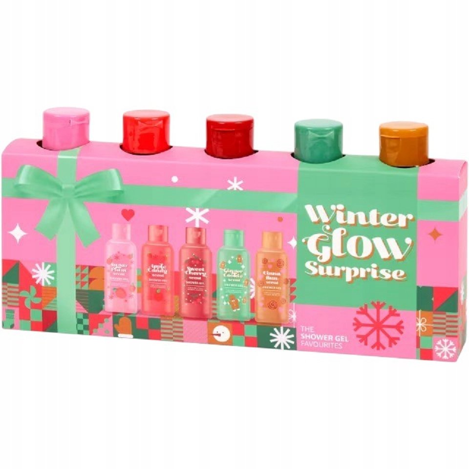 Zestaw żeli pod prysznic Winter Glow zestaw wegański upominkowy 5 x 100 ml | Sklep EMPIK.COM
