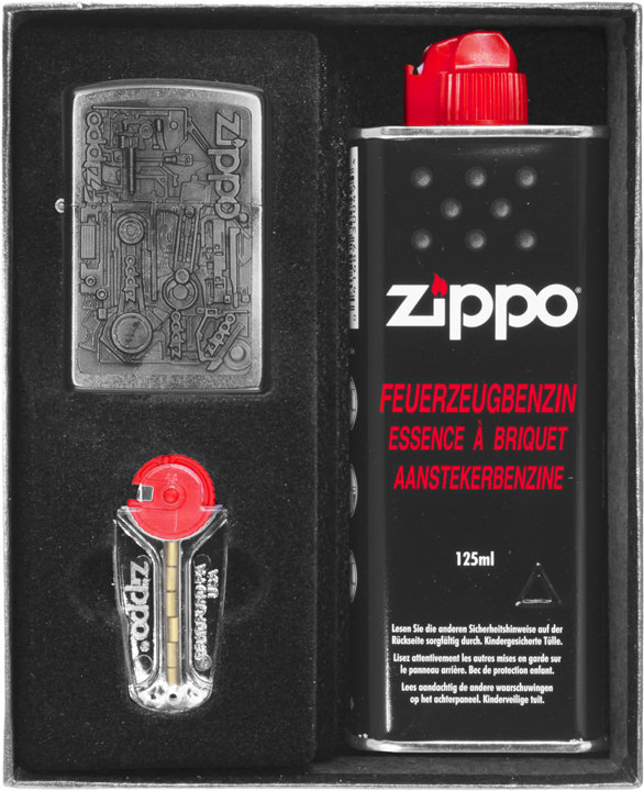 Zestaw ZIPPO MOTOR PARTS EMBLEM 3D prezentowy - Zippo | Sport Sklep ...