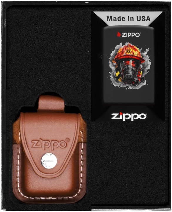 Zestaw ZIPPO Zapalniczka FIREFIGHTER DESIGN Prezentowy No4 - Zippo ...