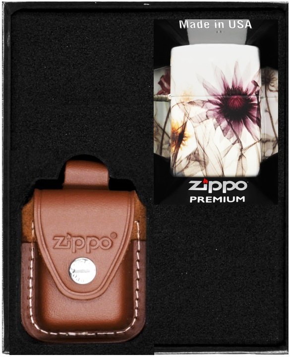 Zestaw ZIPPO Zapalniczka FLOWER X-RAY DESIGN Prezentowy No4 - Zippo ...