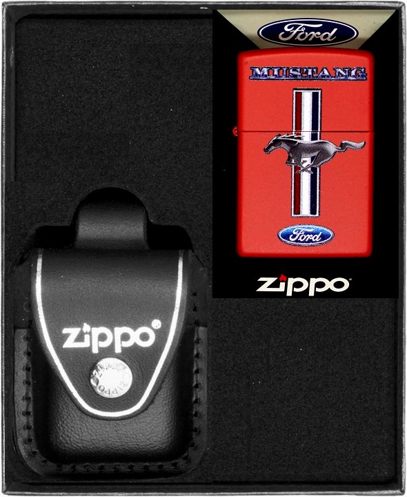 Zestaw ZIPPO Zapalniczka FORD MUSTANG Prezentowy No3 - Zippo | Sport ...