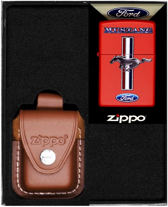 Zestaw ZIPPO Zapalniczka FORD MUSTANG Prezentowy No4 - Zippo | Sport ...