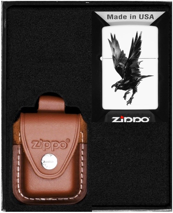 Zestaw ZIPPO Zapalniczka RAVEN DESIGN Prezentowy No2 - Zippo | Sport ...