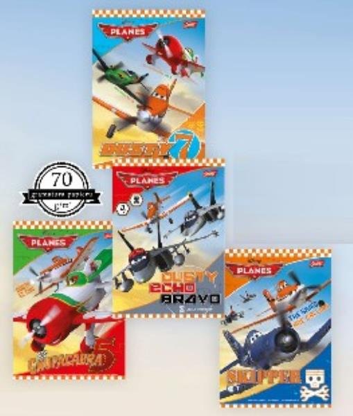 Zeszyt 16k linia lam. Planes ST p15 MAJEWSKI (5903235161728) - Samoloty ...