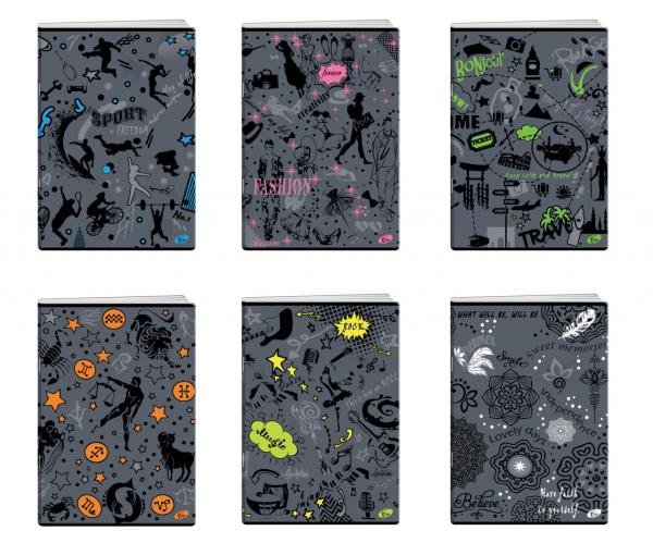 Zeszyt A5 60k kratka Symbole miękka oprawa mix p10 - Inny producent | Sklep EMPIK.COM