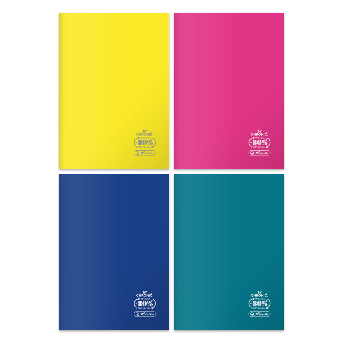 Zeszyt z okładką PP B5 60k HERLITZ Colors Eco 80% - Herlitz | Sklep ...