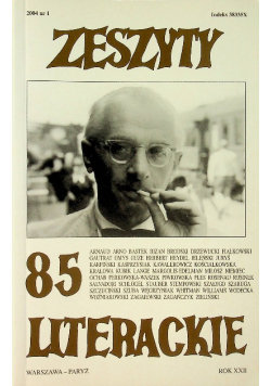 Zeszyty Literackie nr 85 - Opracowanie zbiorowe | Książka w Empik