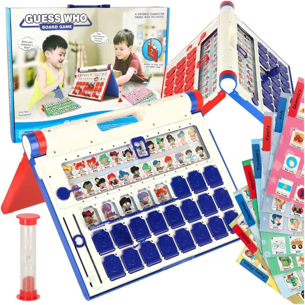 Zgadnij Kto To? Guess Who? Gra Planszowa Rodzinna Towarzyska Pamięciowa ...