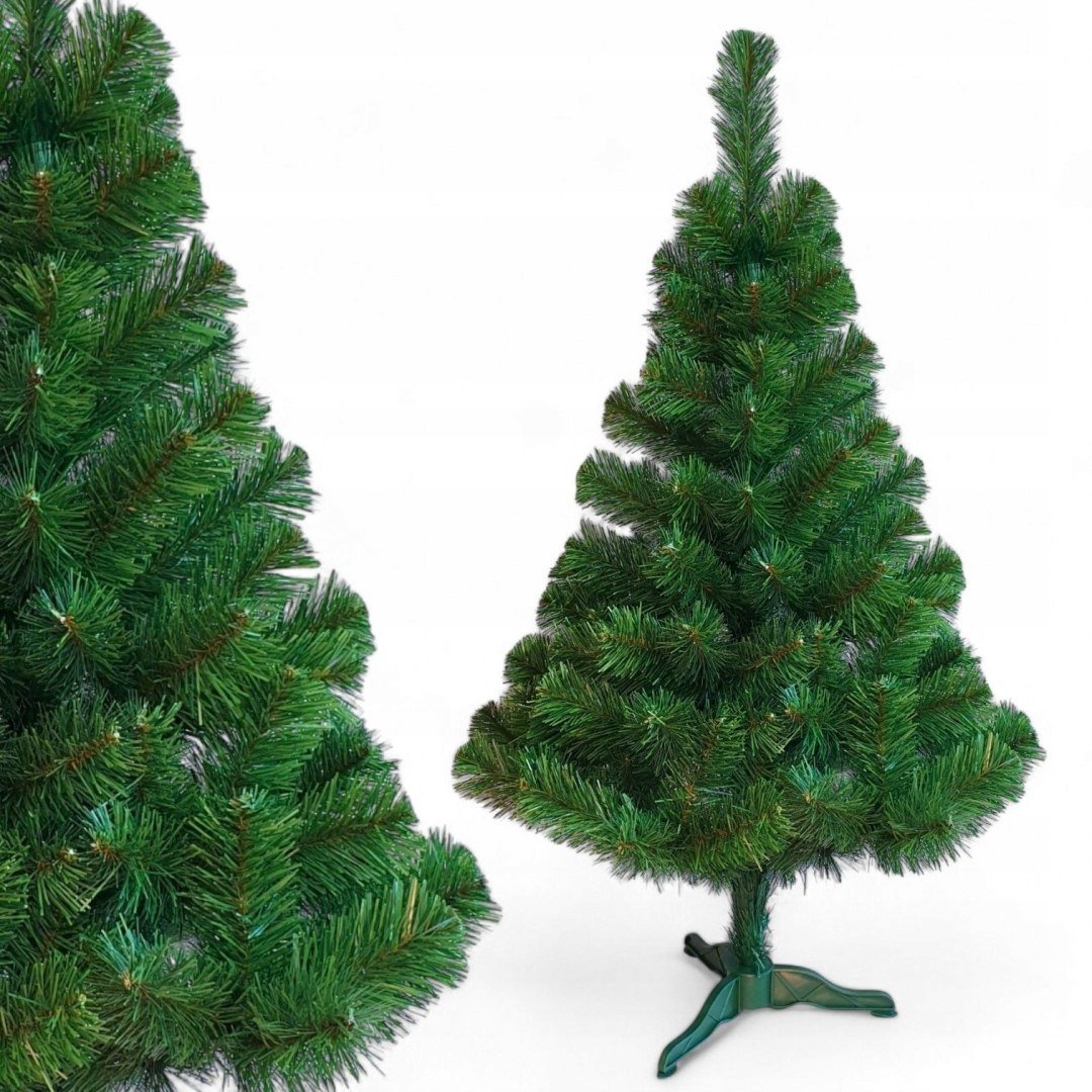 Zielona Klasyczna Choinka Sztuczna 100Cm Stabilny Stojak Drzewko ...