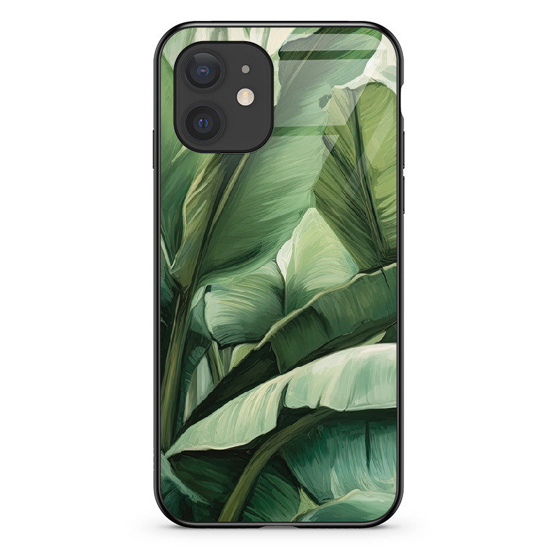 Zielone Liście - Iphone 12 Mini Etui Szklane [Tif 03A] - PieceofCase ...