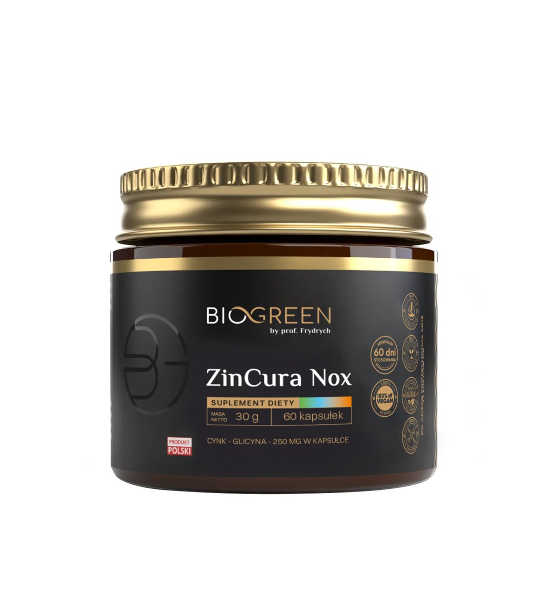 ZinCura Nox BioGreen 60 kaps. regeneracja, sen, katalizator selenique ...
