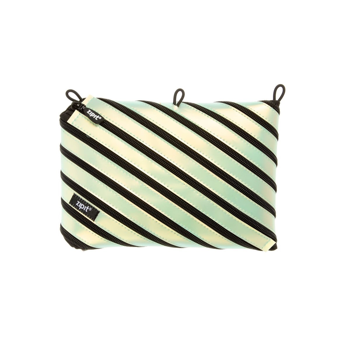 Zipit Metallic Jumbo Pouch, piórnik srebrny - Zipit | Sklep EMPIK.COM
