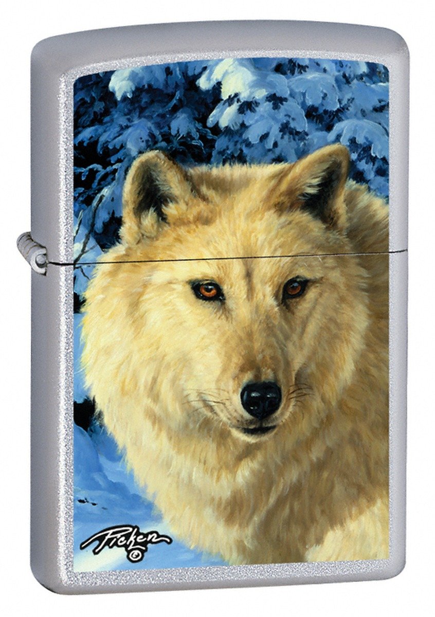 Zippo, Zapalniczka, LP-WHT Wolf, Satin Chrome - Zippo | Sport Sklep ...