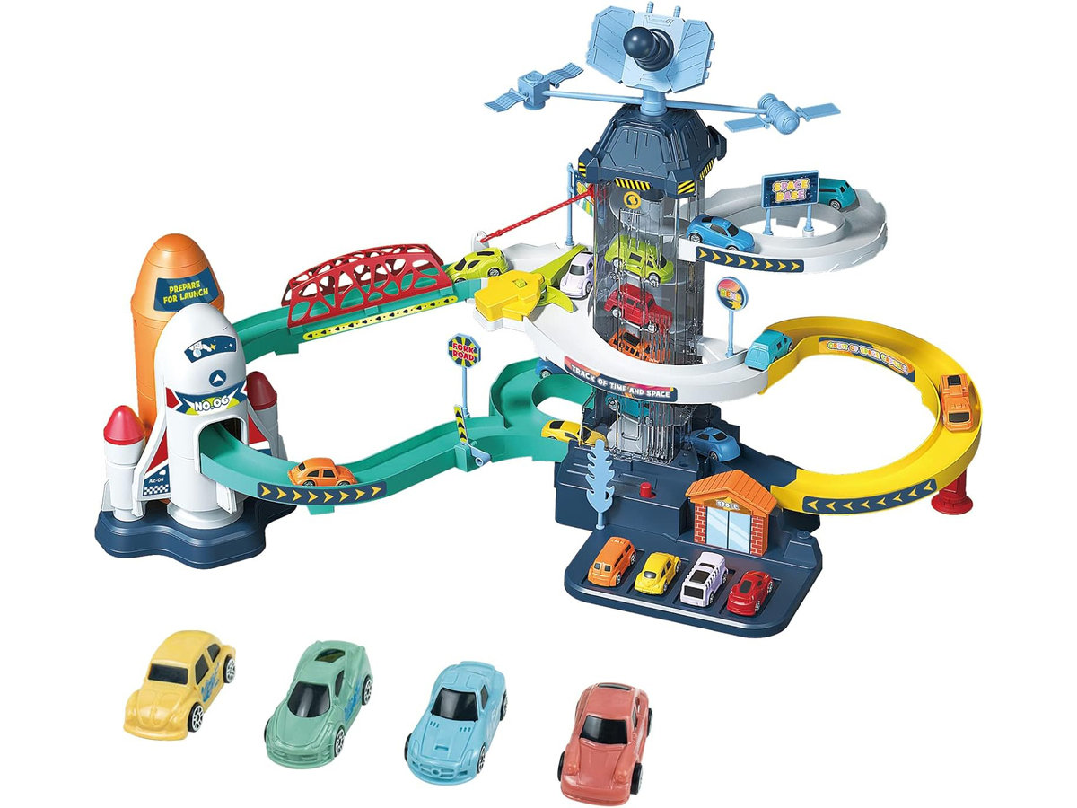 Zjazd Tor Samochodowy, Parking, Winda, Stacja kosmiczna + Pojazdy ...