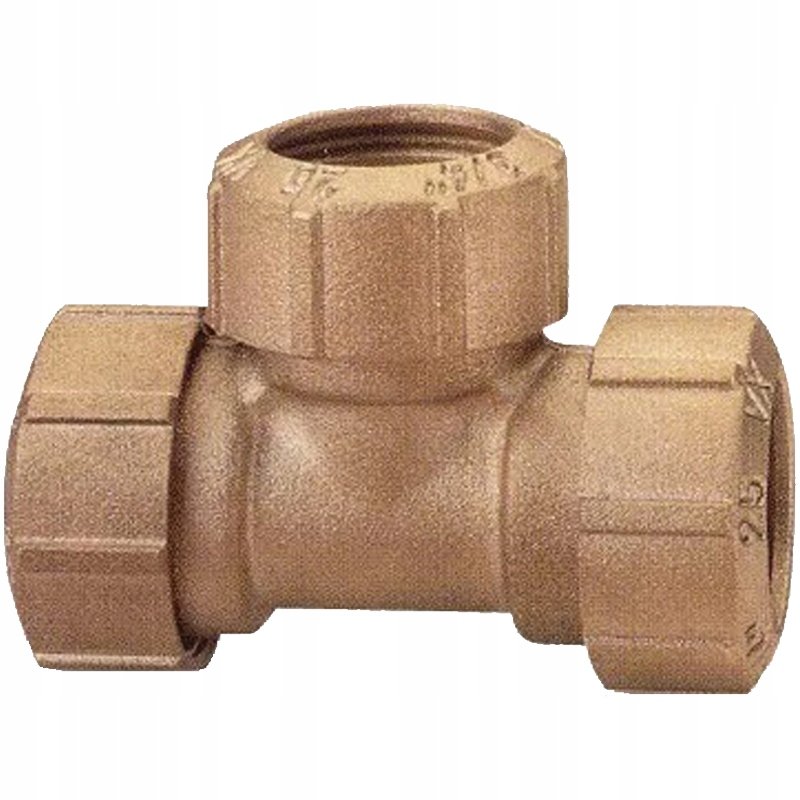 Złączka mosiężna trójnik 25mm do rur PE PN16 BAR - Inna marka | Sklep ...