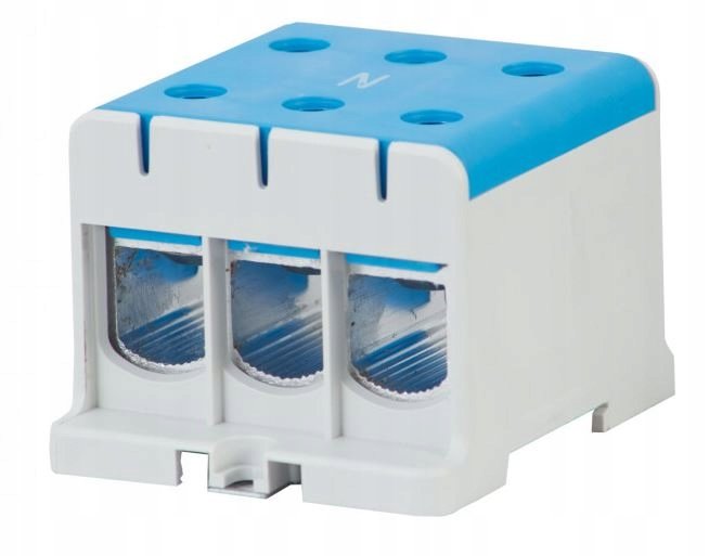 Złączka szynowa 3-torowa 3 x 3 x 150mm2 Al/Cu niebieska F-Elektro F2.0322 - F-Elektro | Sklep ...