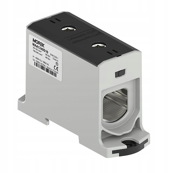 Złączka szynowa czarna 35-240mm MAA1240S10 - MOREK | Sklep EMPIK.COM