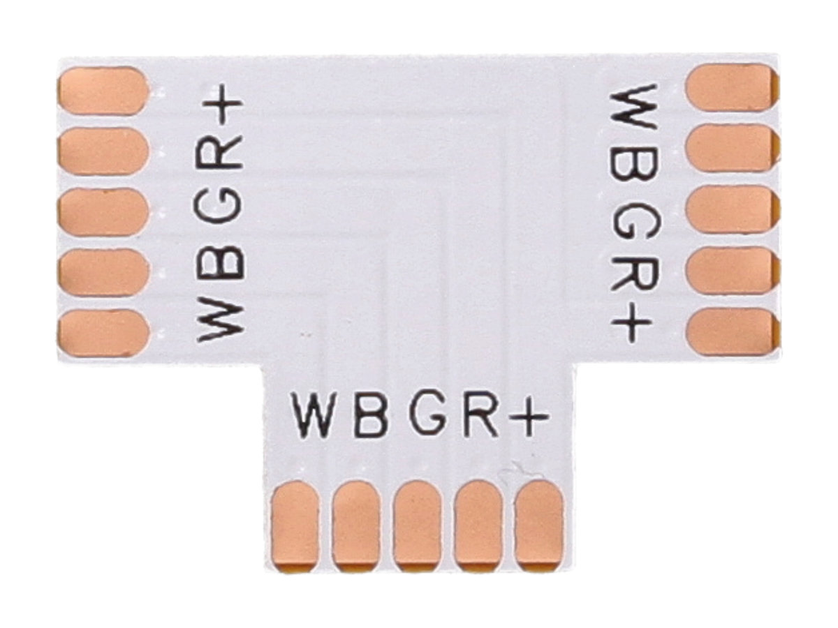 Złączka Taśmy Led Pcb 12Mm Rgbw T - Prescot | Sklep EMPIK.COM