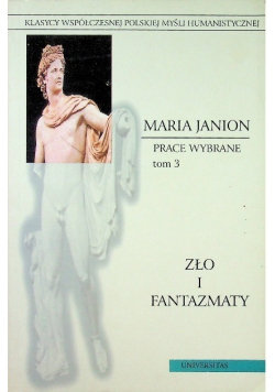 Zło i fantazmaty Tom 3 - Janion Maria | Książka w Empik