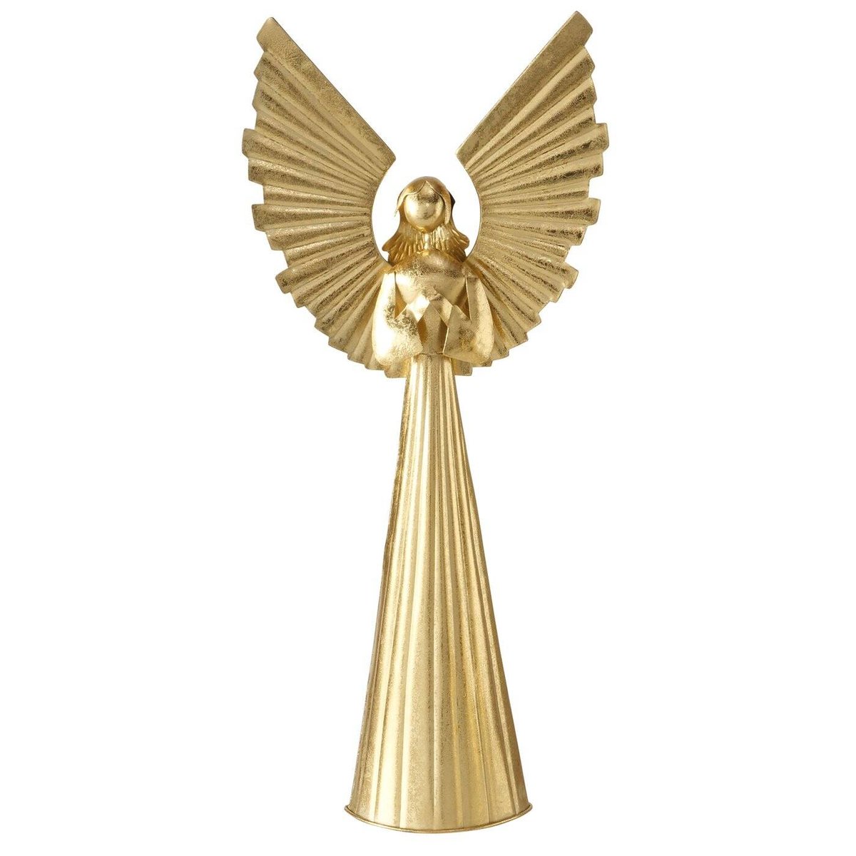 Złota figurka z metalu NURIEL, wysoki anioł 65,5 cm - Boltze | Sklep ...