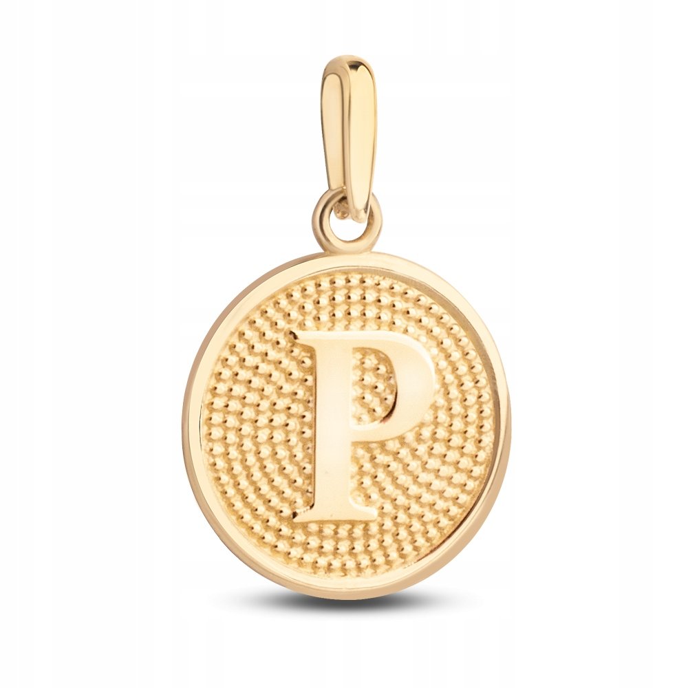 ZŁOTA WYJĄTKOWA ZAWIESZKA MEDALIK LITERKA P 333 - Goldmark | Moda Sklep ...