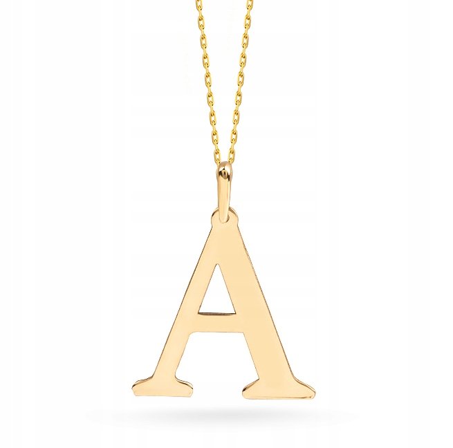 ZŁOTA ZAWIESZKA LITERKA A 2 CM 333 - Goldmark | Moda Sklep EMPIK.COM