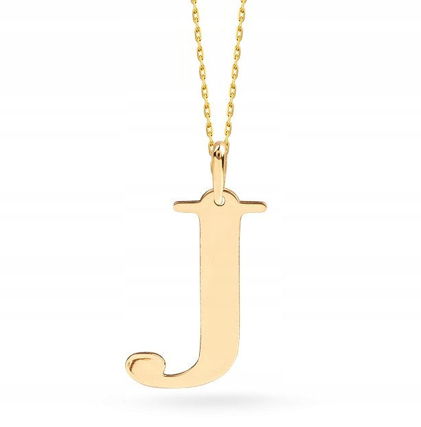 ZŁOTA ZAWIESZKA LITERKA J 2 CM 333 - Goldmark | Moda Sklep EMPIK.COM