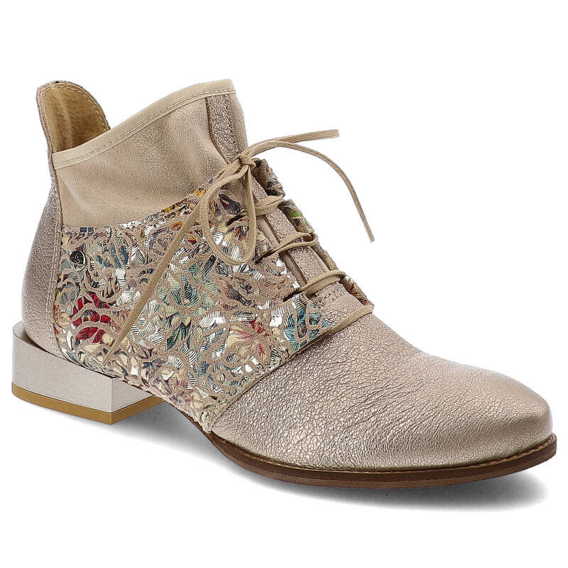 Złote Botki Maciejka Eleganckie Obuwie Damskie - MACIEJKA | Moda Sklep EMPIK.COM