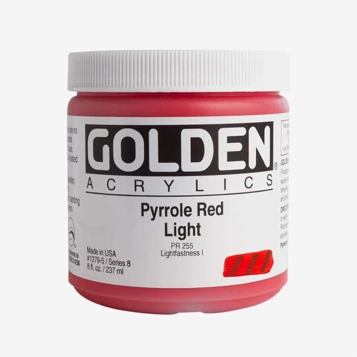 Złoty : Gruba farba akrylowa : 236ml : Pyrrole Red Light - Inny producent | Sklep EMPIK.COM