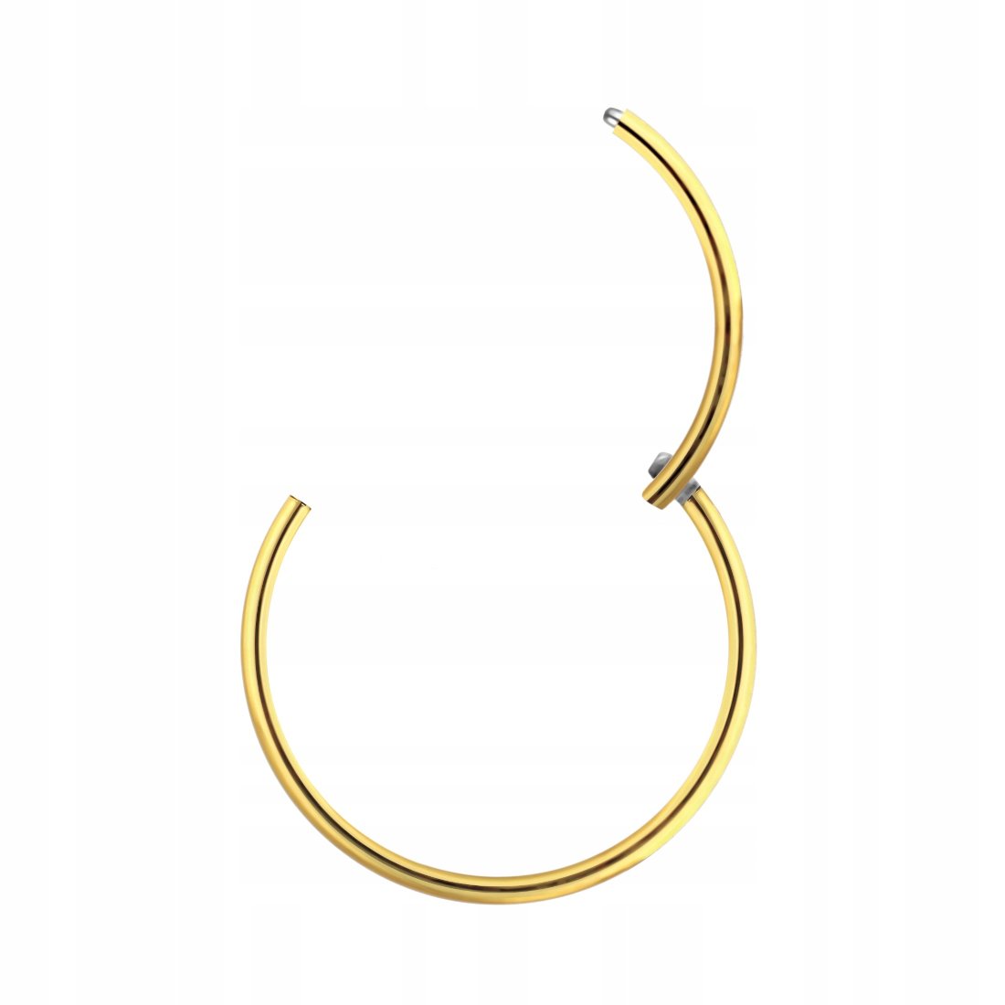 Złoty Kolczyk Kółko Clicker Ring Stal 316L 0,8/10 Mm - Other | Moda Sklep EMPIK.COM