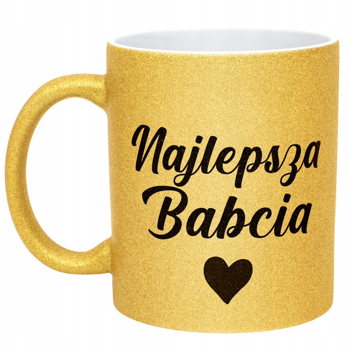 Złoty kubek brokatowy Dzień Babci Dla Babci Prezent Upominek - Bullz | Sklep EMPIK.COM