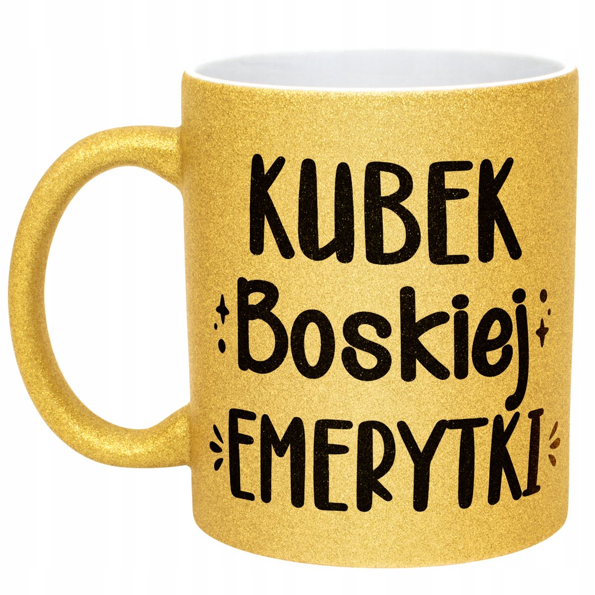 Złoty kubek brokatowy Z okazji Emerytury Dla Emerytki Prezent - Bullz | Sklep EMPIK.COM