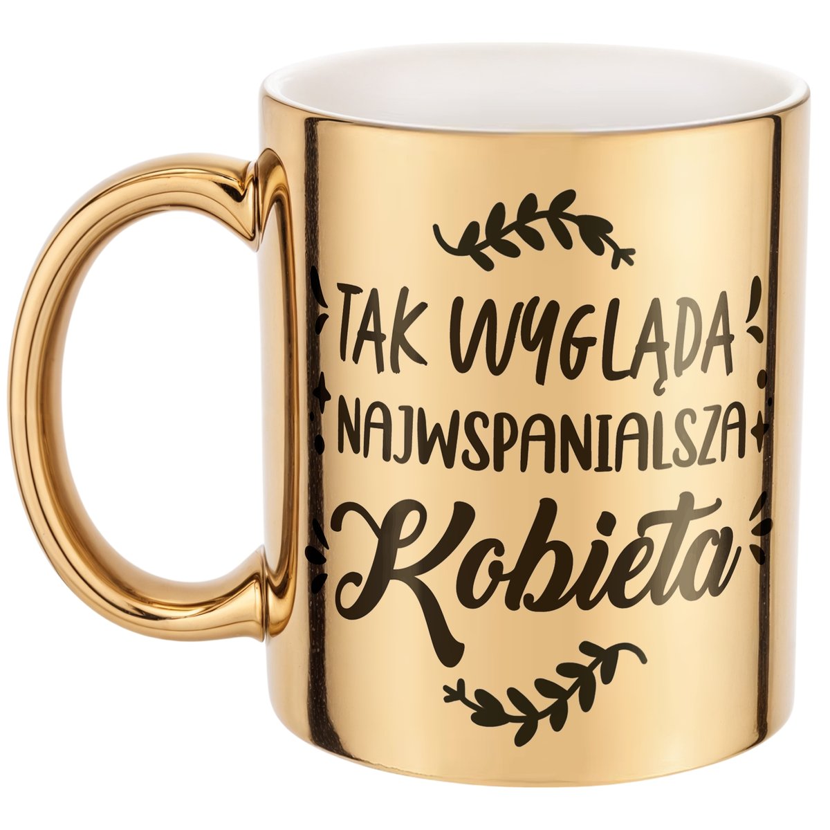 Złoty Kubek na prezent Dzień Kobiet Tak wygląda Najwspanialsza Kobieta - Bullz | Sklep EMPIK.COM