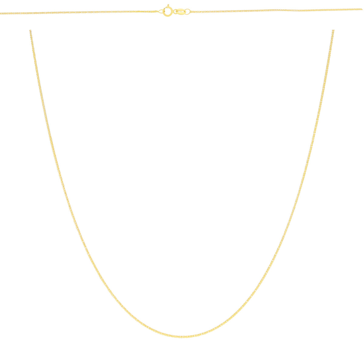 Złoty łańcuszek pełny Lisi ogon 45 cm pr. 585 - Jubiler Monika | Moda ...