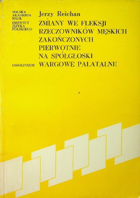 Zmiany we fleksji rzeczowników męskich zakończonych na spółgłoski ...