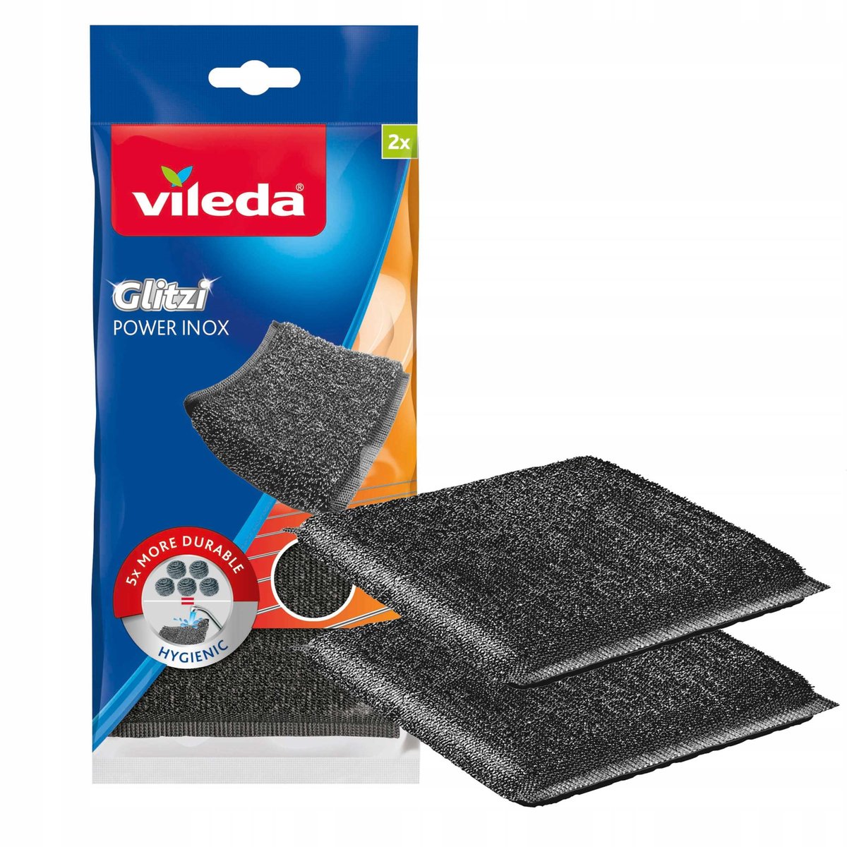 Zmywak Vileda Glitzi Power INOX 2 szt. - Inny producent | Sklep EMPIK.COM