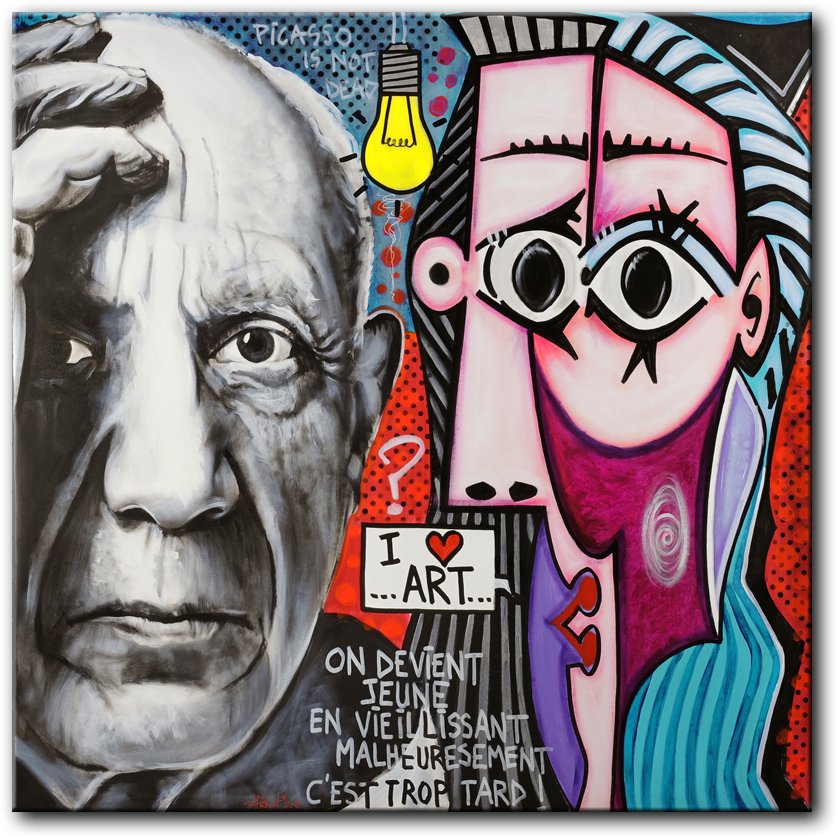 Znani ludzie-Picasso-graffiti. - PR02961 - PRINTORAMA | Sklep EMPIK.COM