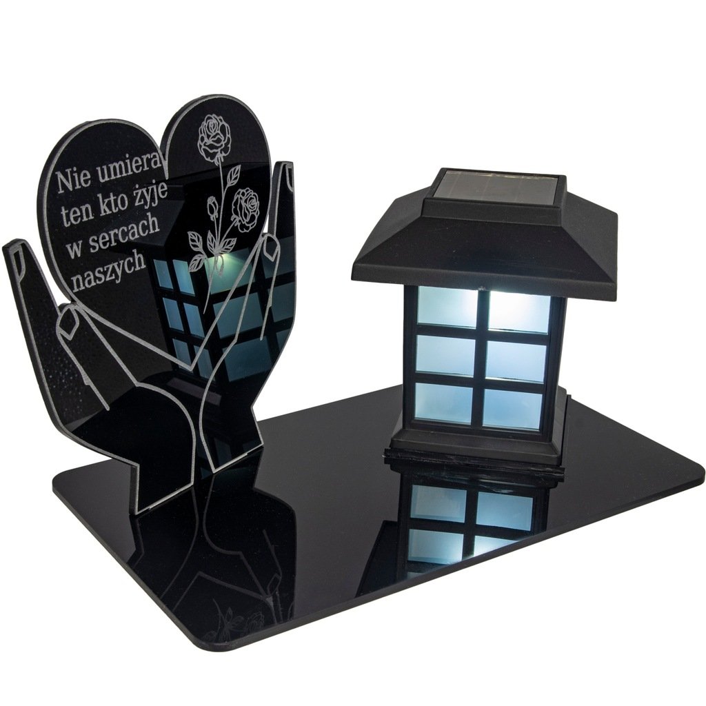 ZNICZ LED ZNICZ SOLARNY STATUETKA LED NA CMENTARZ \ SPOKO GIFT ...