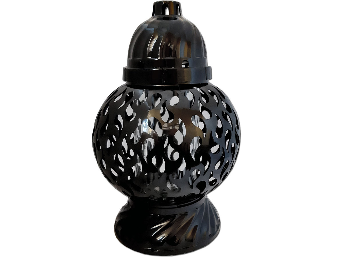 Znicz Znicze Lampion Na Grób Kula Duża Płm Czarna - ILUMINI | Sklep ...