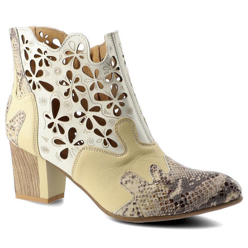 Żółte Botki Maciejka Damskie Wygodne Obuwie - MACIEJKA | Moda Sklep EMPIK.COM