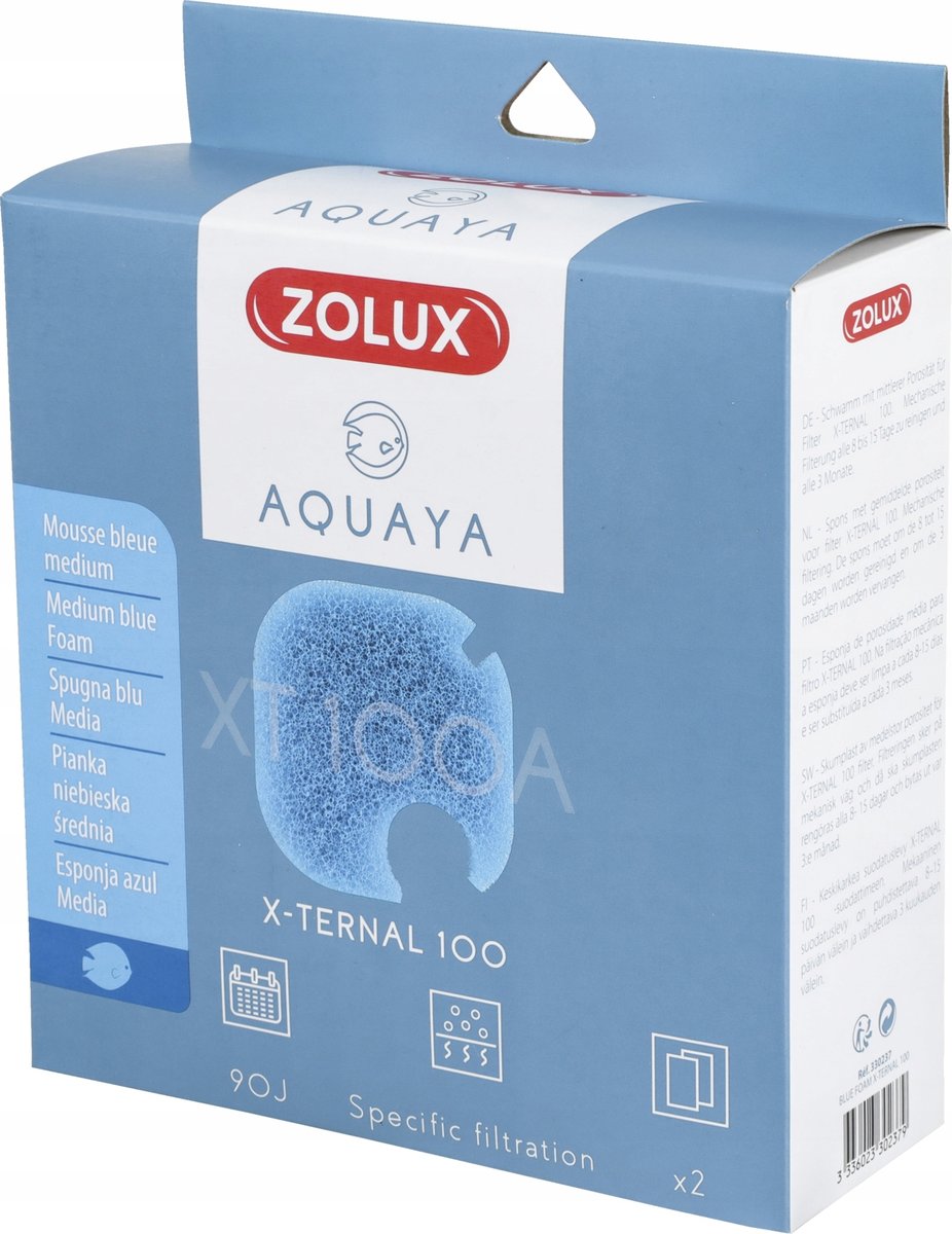 ZOLUX AQUAYA Wkład gąbka Blue Foam Xternal 100 (330237) - Zolux | Sklep ...
