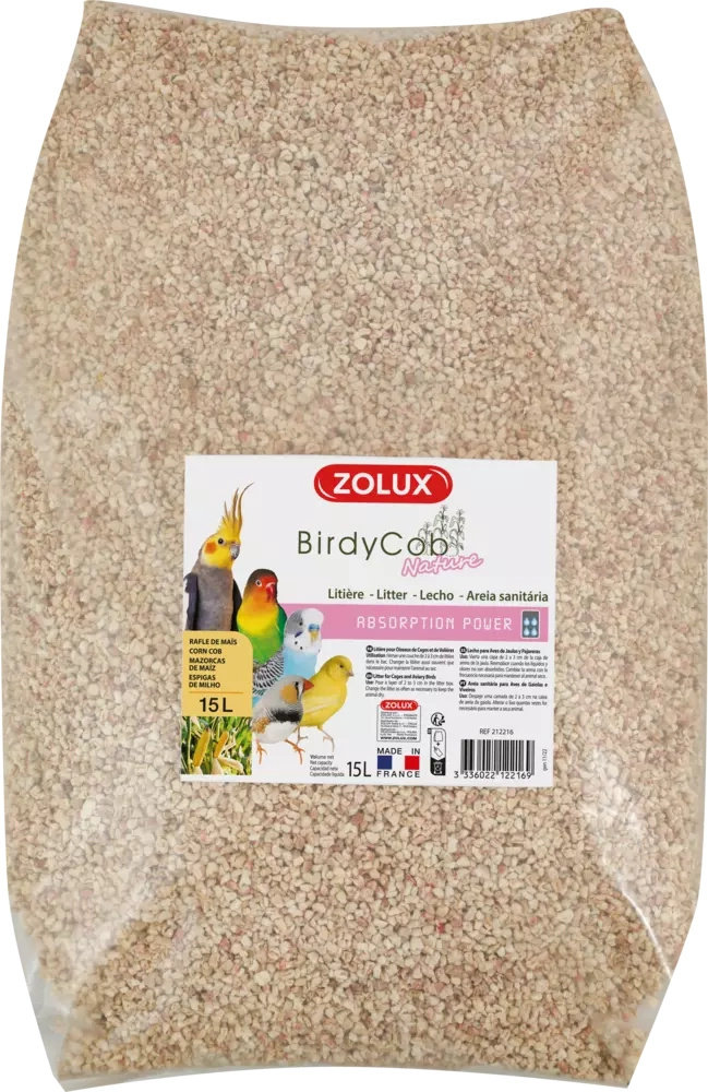 ZOLUX Podściółka BIRDYCOB NATURE 15 l - Zolux | Sklep EMPIK.COM