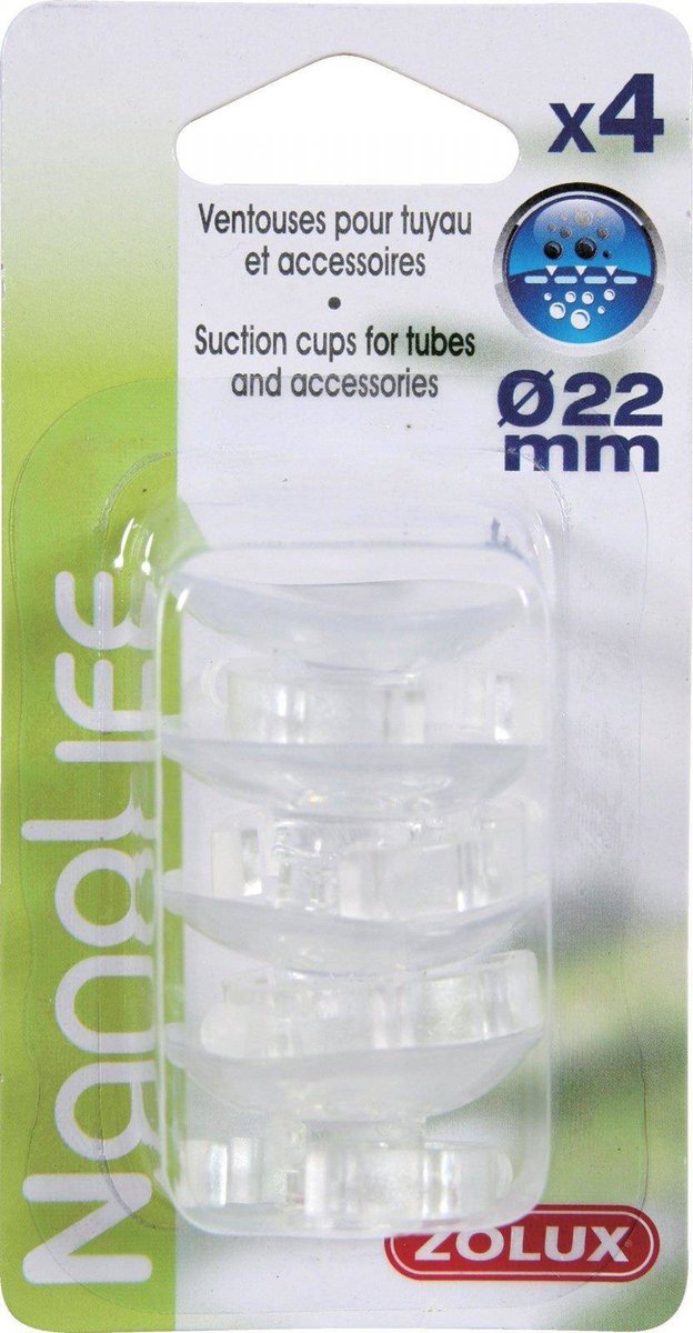 Zolux Przyssawki duże do rurek, akcesoriów i grzałek śr.22mm 4 szt ...