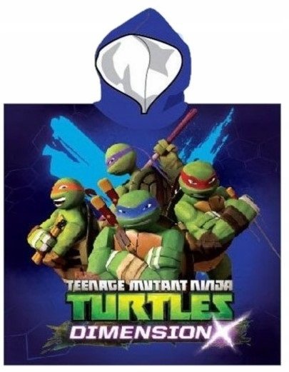 Żółwie Ninja Ponczo Poncho Ręcznik 55X110 - Setino | Sklep EMPIK.COM