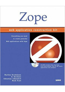 Zope web application construction kit z CD - | Książka w Empik