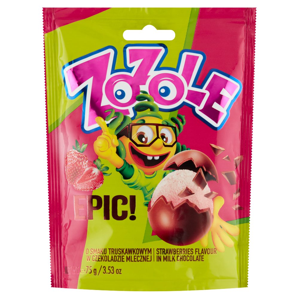 Zozole Praliny O Smaku Truskawkowym W Mlecznej Czekoladzie 75 G ...