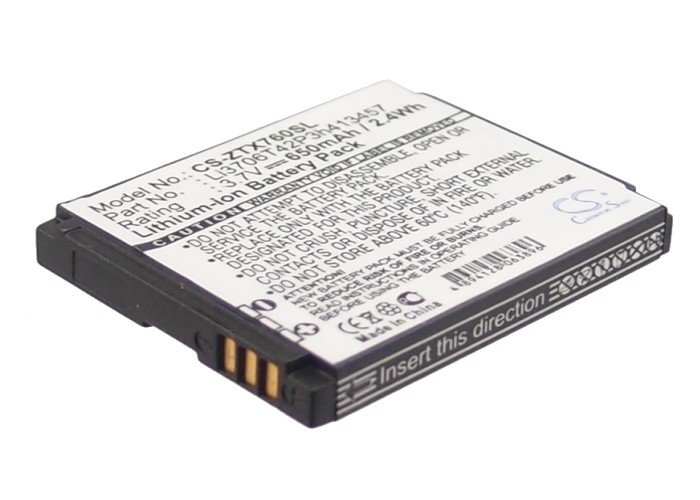ZTE X760 / Li3706T42P3h413457 650mAh 2.41Wh Li-Ion 3.7V (Cameron Sino ...