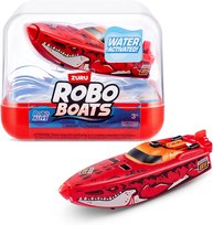 Zuru Robo Boats Pływająca Łódka Aktywowana Wodą Interaktywna CZERWONA ...