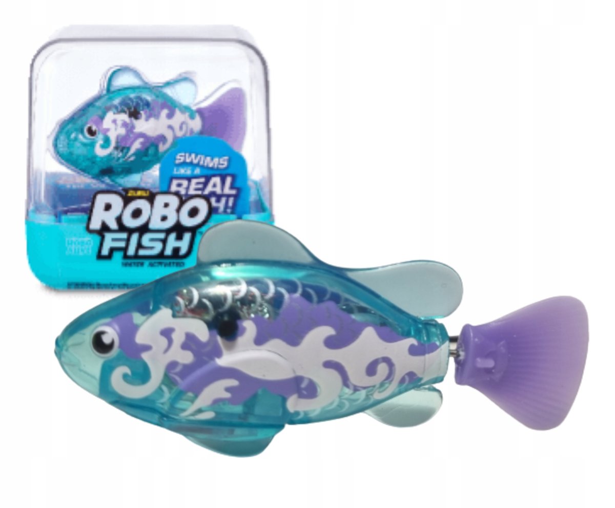 Zuru ROBO FISH Pływająca Ryba Rybka NIEBIESKA - ZURU | Sklep EMPIK.COM